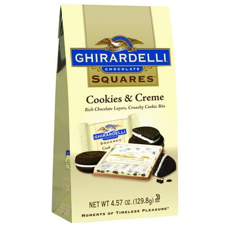 Ghirardelli Cookies & Creme Chocolate Squares, 4.57 oz - Walmart.com