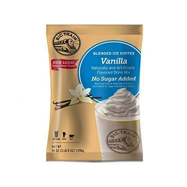Big Train Reduced Sugar Vanilla Latte Blended Ice Coffee Beverage Mix ...