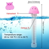 Floating Pool Thermometer, Large Size Easy Read for Water Temperature ...