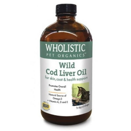 Wholistic Pet Organics SCTWP10 4 oz Wild Cod Liver Oil Glass | Walmart ...
