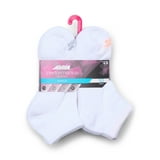 Avia Women's Cushioned Ankle Socks 10 Pack Shoe Sizes 4 to 9 Moisture ...