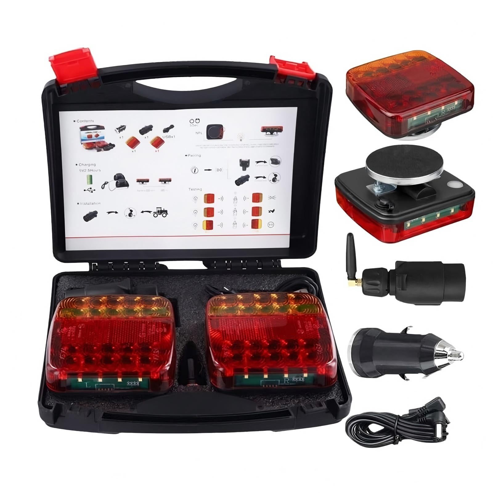 Click here for Guanglvv Wireless Car Tail Lights Kit Led Trailer... prices