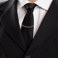 2Pcs 2 Colors Brass Hanging Chains Collar Pins Tie Clips Iron Cardigan ...