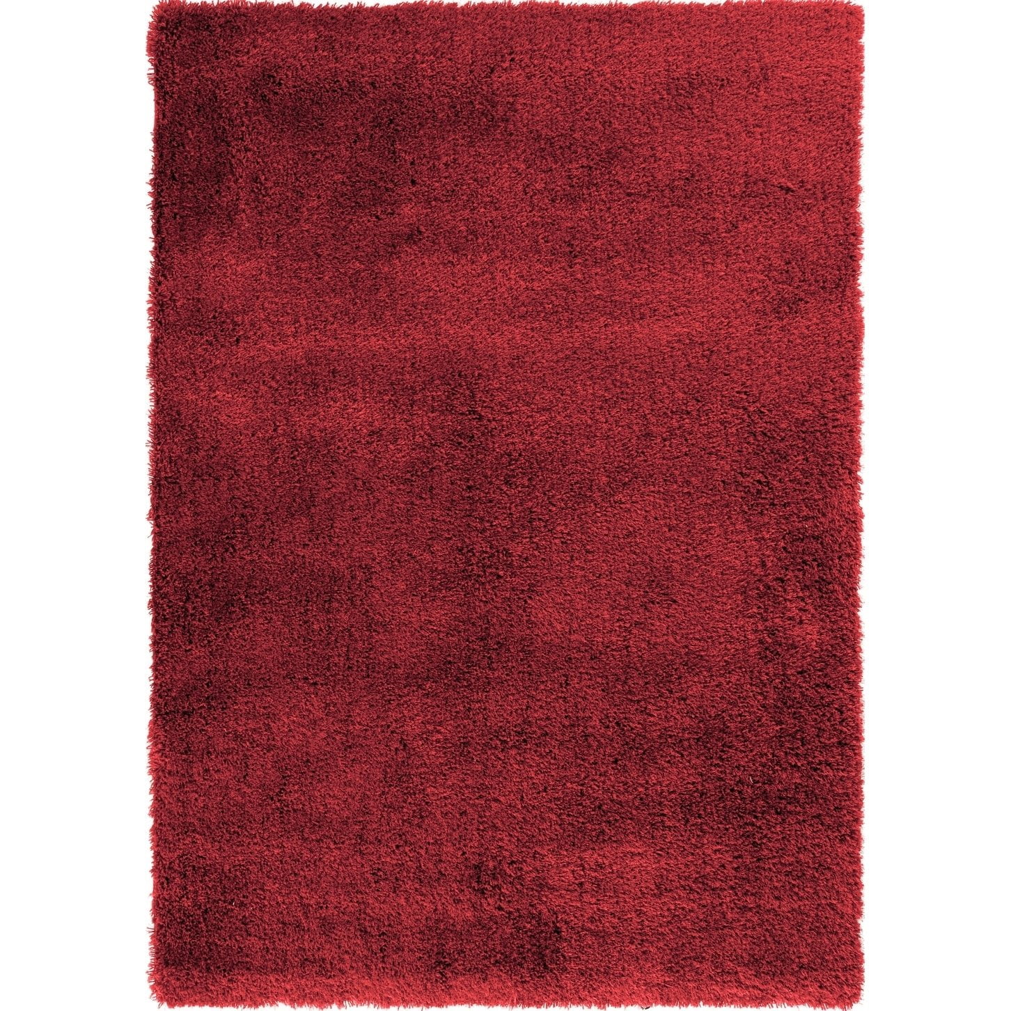 Central Serene Red Shag Rug - Walmart.com