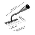 Garden Hoe - Heavy Duty Hula Hoe Garden Tool for Weeding, Metal Garden ...