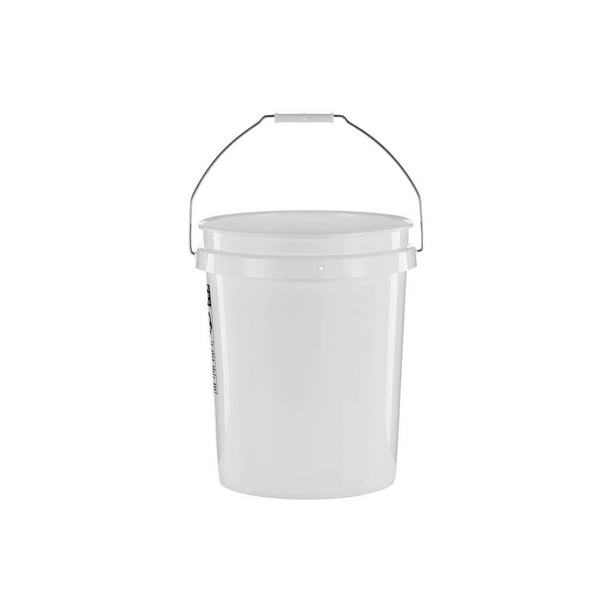 United Solutions 5 Gallon Round Utility Bucket, Comfort Handle, Plastic ...