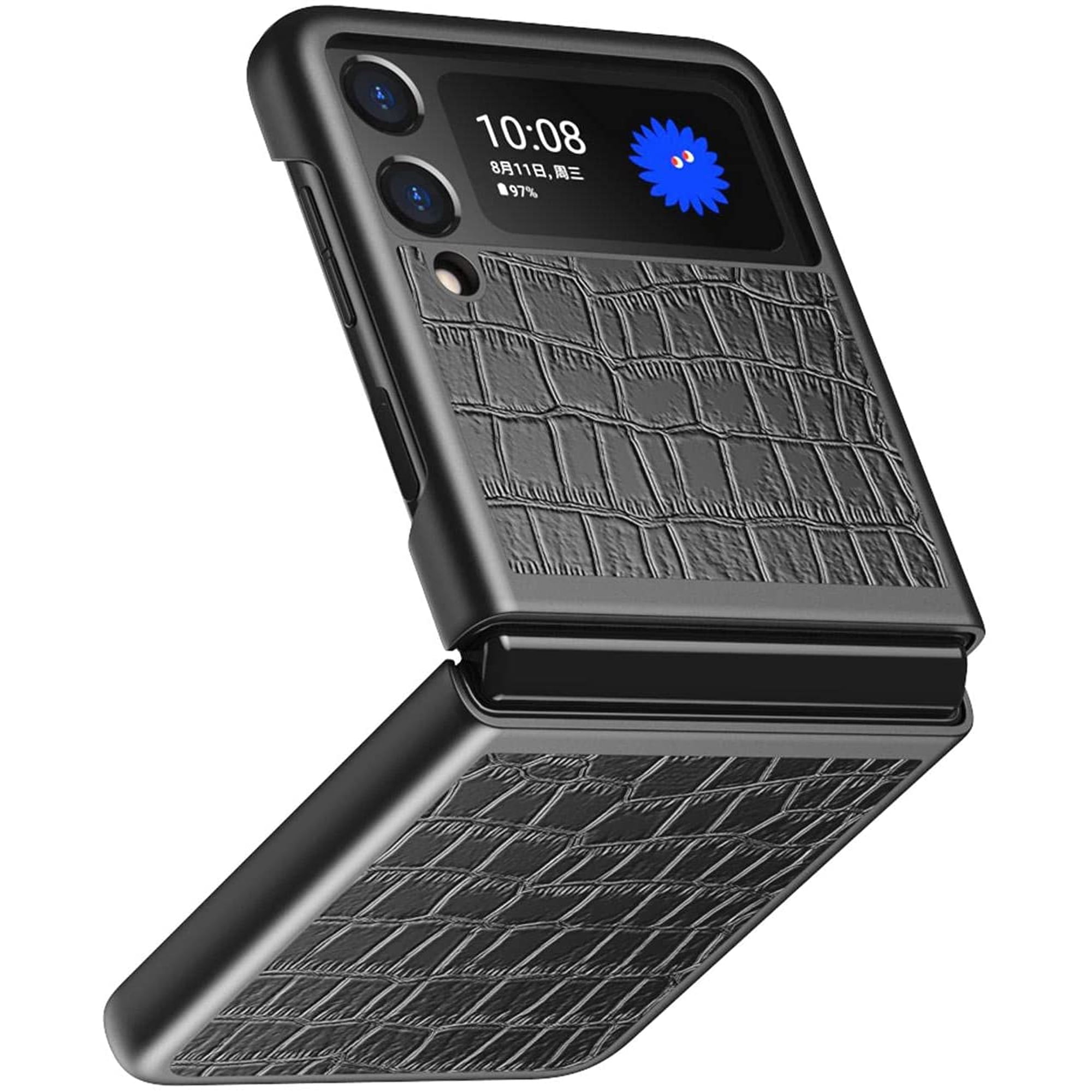 Click here for Geecy Leather Phone Case For Samsung Galaxy Z Flip... prices