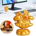 2026 Chinese New Year 360 Degree Rotating Cute Horse Resin Mascot ...