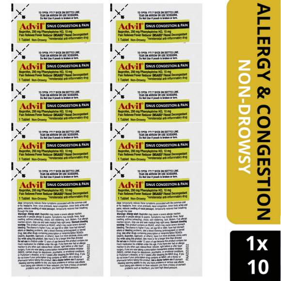 Individual Advil Packets