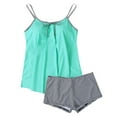 Linmoua Tankini Swimsuits For Women 2024 Women Plus Size Tankini