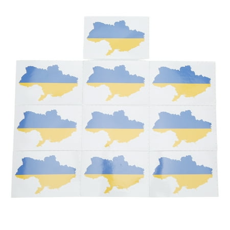 Ukraine Flag Sticker, Waterproof Car Stickers Self Adhesive Easy Remove ...