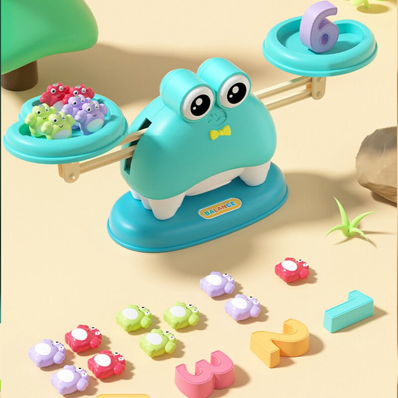 Math Toy Animal Digital Frog Balance Scale Educational Math Crab ...