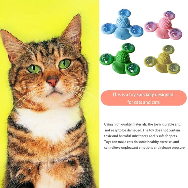 Pet Toys Windmill Turntables Animal Teasers Plastic Balls Sucking Balls ...