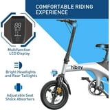 Hiboy C1 Electric Bike for Adults, Max 19MPH Speed & 43.5 Miles Range（PAS）, 500W Peak Motor and ...