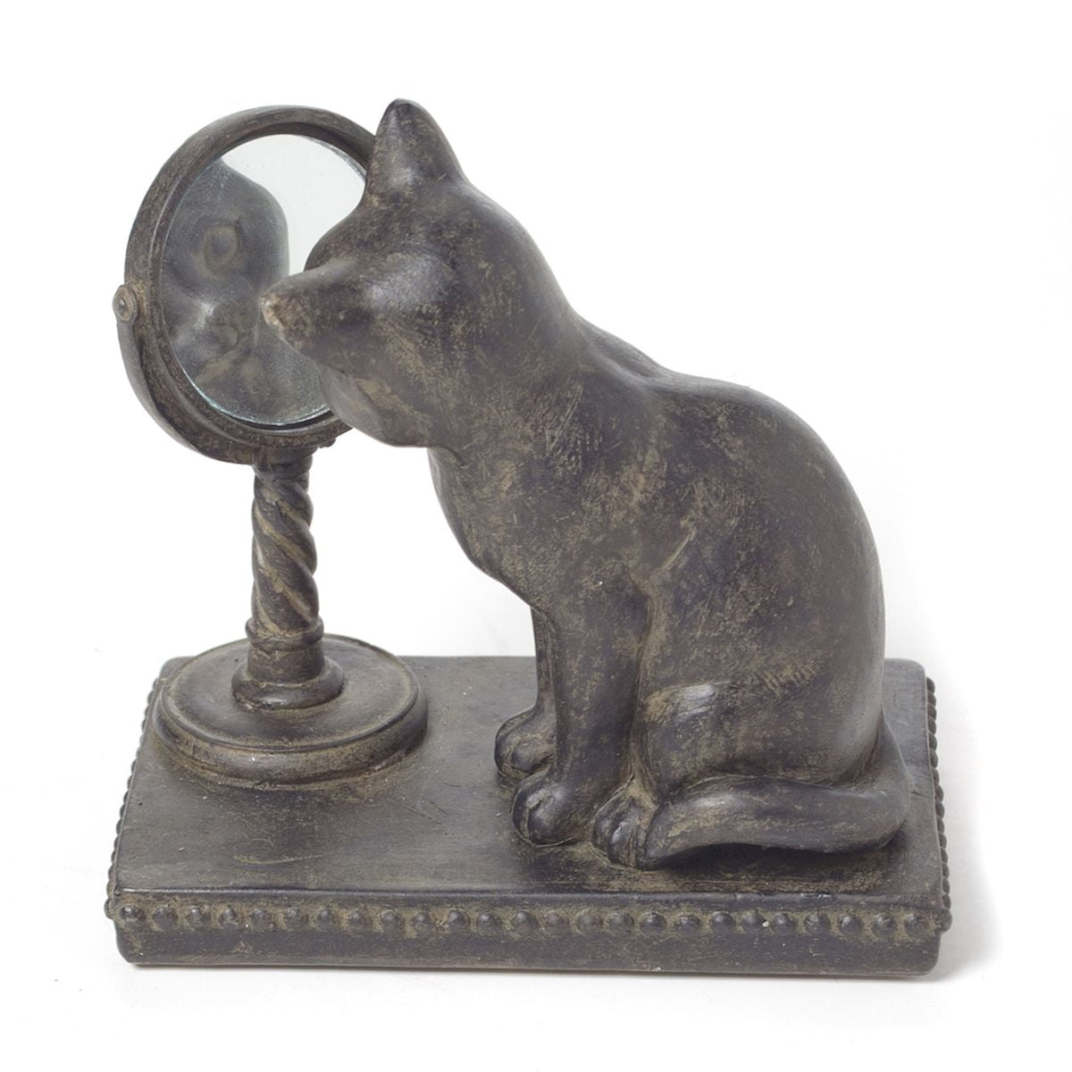 Set of 12 Small Cat Gazing in Mirror - Walmart.com