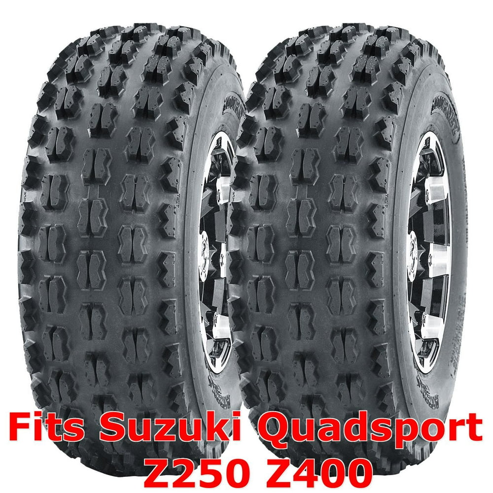 Suzuki Quadsport Z250 Z400 ATV front tires set 22x7-10 22x7x10 GNCC ...