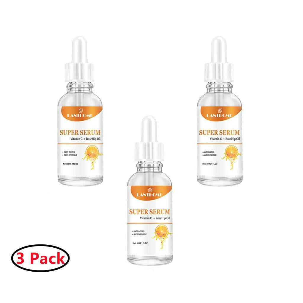 3 Pack Vitamin C Face Serum,Hyaluronic Acid Serum, Anti Aging Face ...