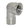 deevoka 5x1/2" Double End Right Angle Pipe Fitting Threaded Elbow ...
