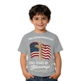 Boys Patriotic Graphic T-Shirt, One Nation Under God 250 Years of ...