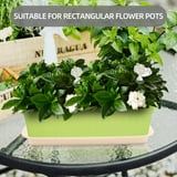 Raindrops Planter Tray Resin 1Set 12.2X5.5X1.0In - Walmart.com