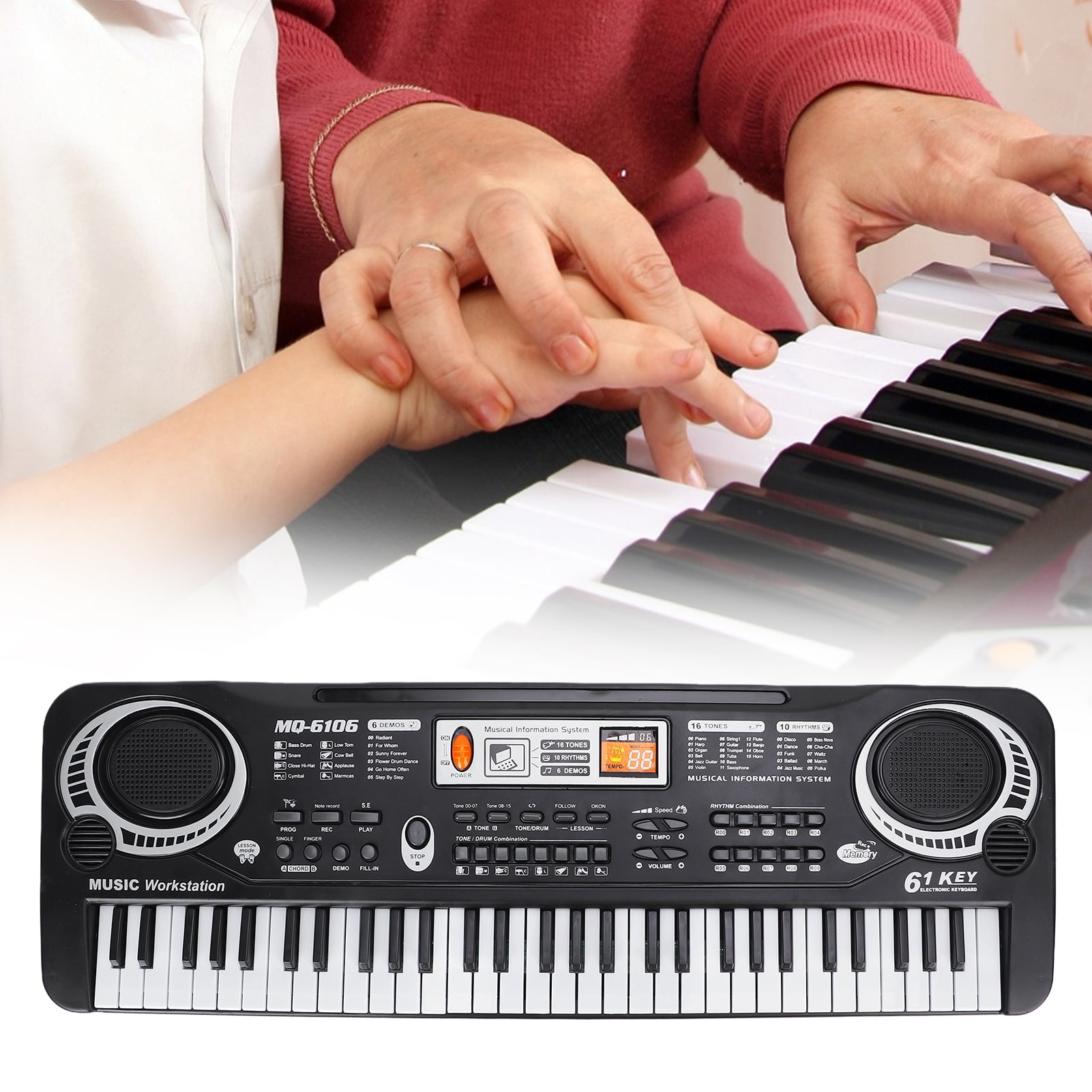 Click here for Zaqw 61 Keys Electric Keyboard Piano portable Digi... prices