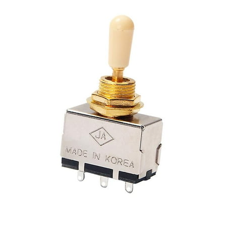 3 Way Pickup Selector Toggle Switch Guitar Box Toggle Knob (yellow And ...