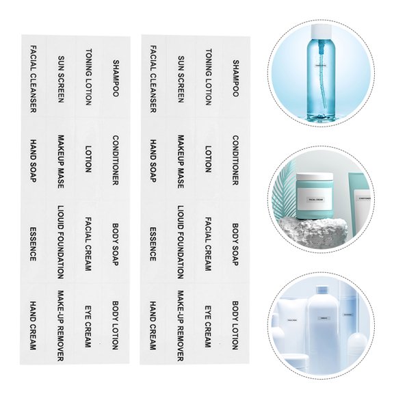 v2croft 168 Pantry Labels for Containers, Minimalist White Matte ...
