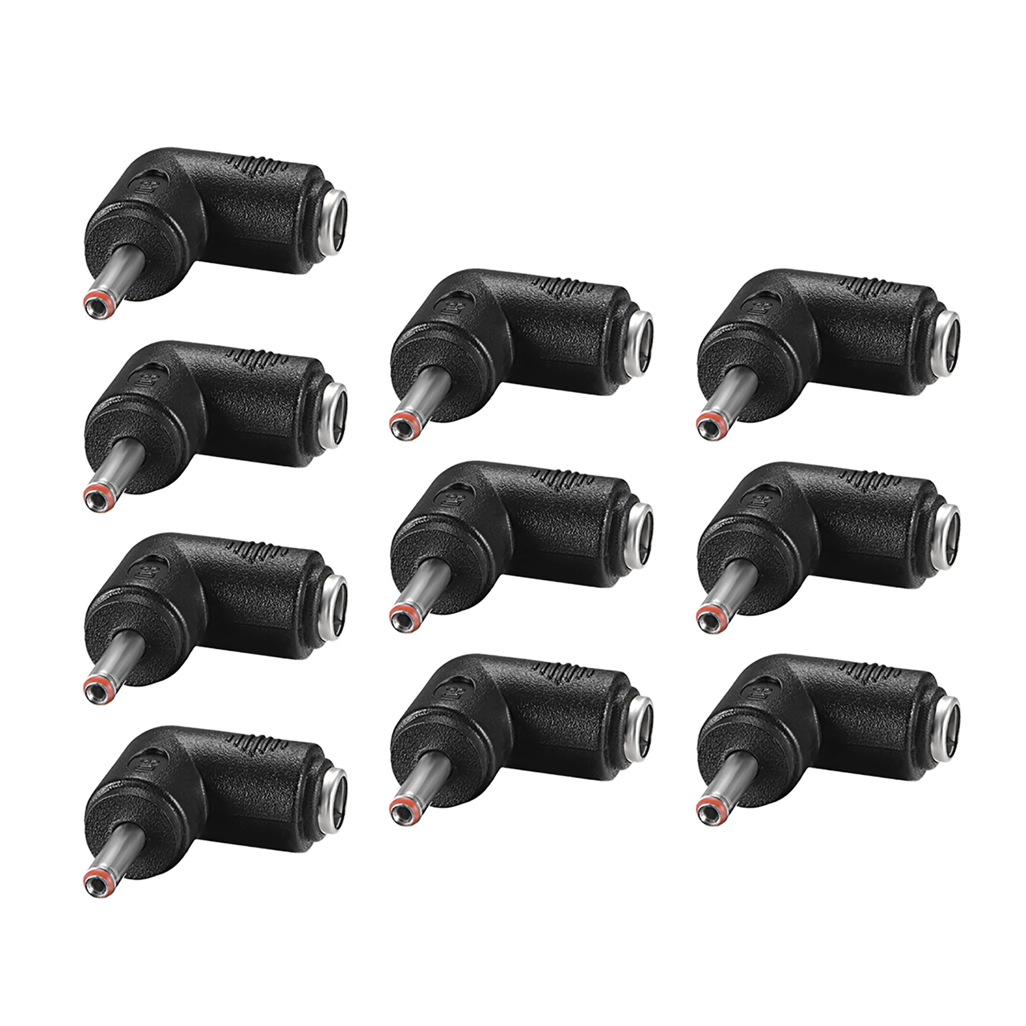 DC Power Connector Right Angle 5.5mm x 2.1mm to 3.5mm x 1.35mm 10Pcs ...