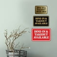 Signs ByLITA Classic Framed Dine-In And Takeout Available Door or Wall ...