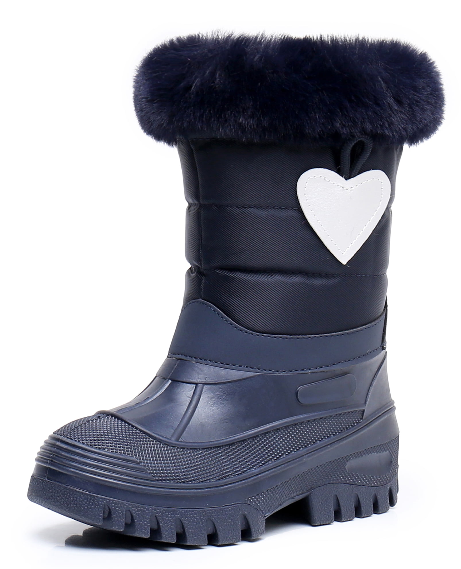 Blikcon Boys Girls Insulated Waterproof Mid Calf Winter Snow Boots ...