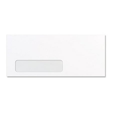 #10 White Left Window Envelopes - Size 4 1/8 X 9 1/2 - 24lb. - 100 ...