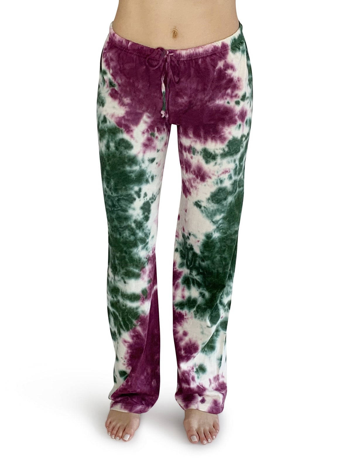 Just Love Women Tie Dye Pajama Pants (Tie Dye Olive Rust, Small ...