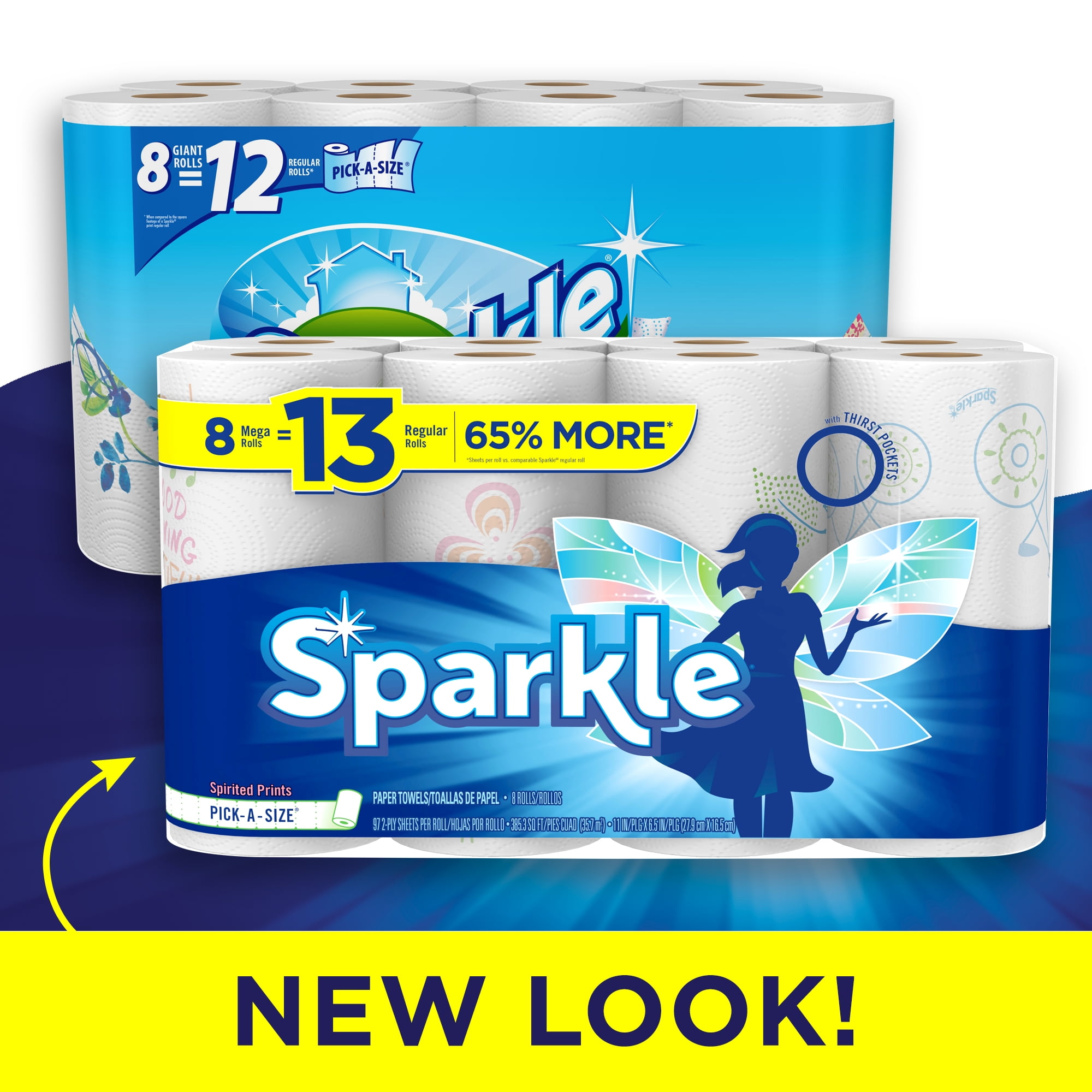 Sparkle Paper Towels 8 Pack
