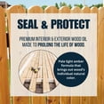 Presidential Shingle Oil – Indoor & Outdoor Wood Sealer – Low Odor – 1 ...