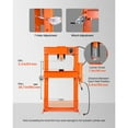 KFFKFF 50-Ton Hydraulic H-Frame Shop Press with Pneumatic Operation ...