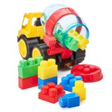 Kid Connection Construction Truck with Blocks Play Set, 11 Pieces ...