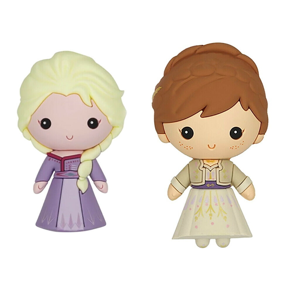 Frozen 2 Elsa & Princess Anna 3D Novelty Refrigerator Magnet (2 Pack ...