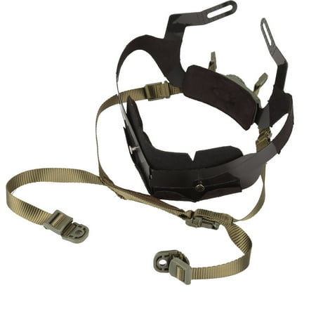 WALFRONT Tactical 4 Points Helmet Chin Strap,Outdoor Adjustable Helmet ...