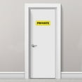 Uxcell 9"x3" Private Sign Acrylic Self Adhesive Door Sticker Wall ...