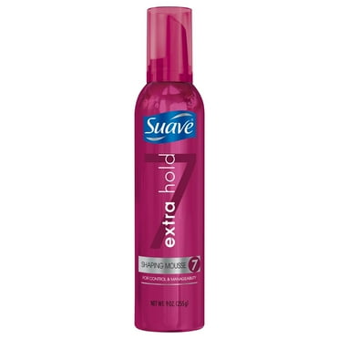 Suave Professionals Firm Control Volumizing Hair Styling Mousse with ...
