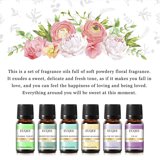EUQEE 6PCS Floral Fragrance Oils Gift Set, Honeysuckle, Lilac, Violet, Magnolia, Orange Blossom ...