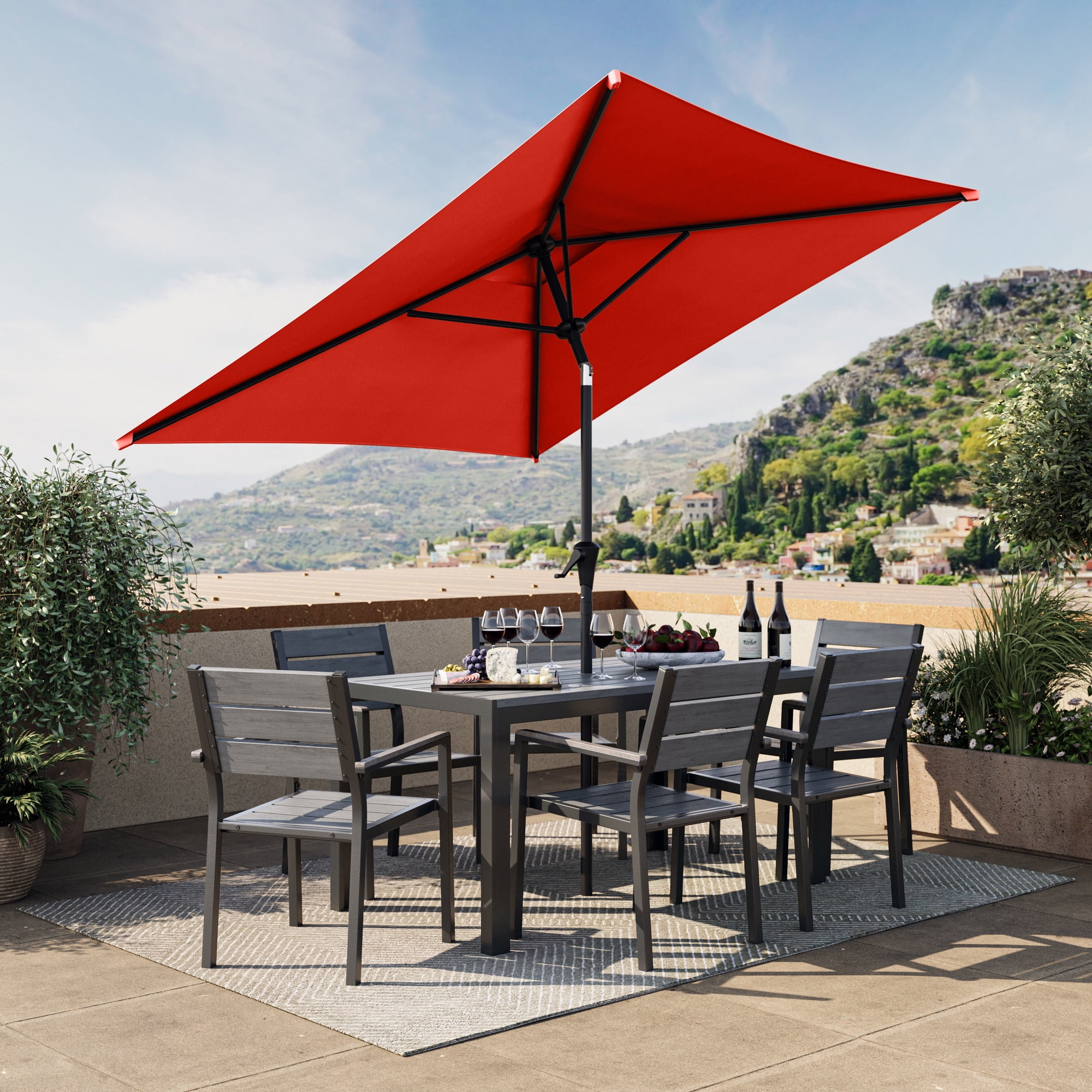 Click here for Corliving 6.5ft X 6.5ft Square Tilting Outdoor Mar... prices