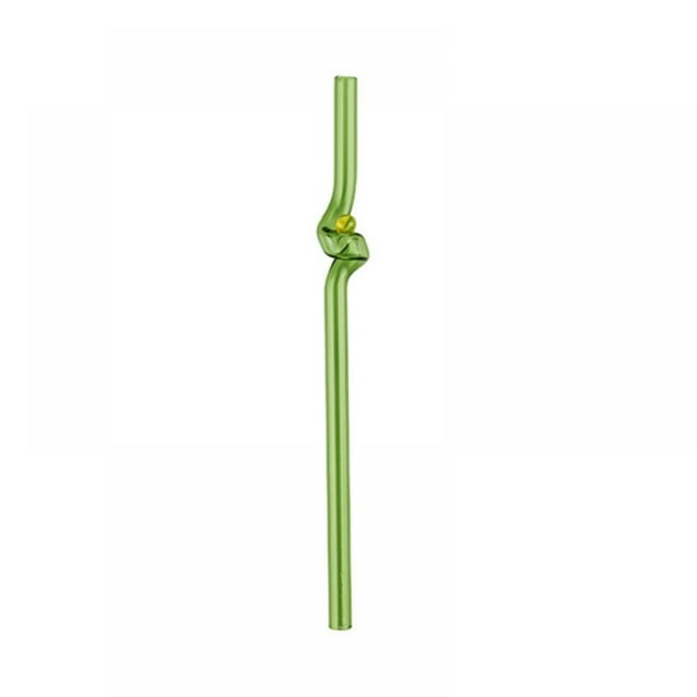 Long Rainbow Colored Reusable Glass Replacement Straws Straw ...