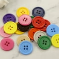 Worallymy 100-Piece Colorful Sewing Buttons Plastic Mixed Color Diy ...