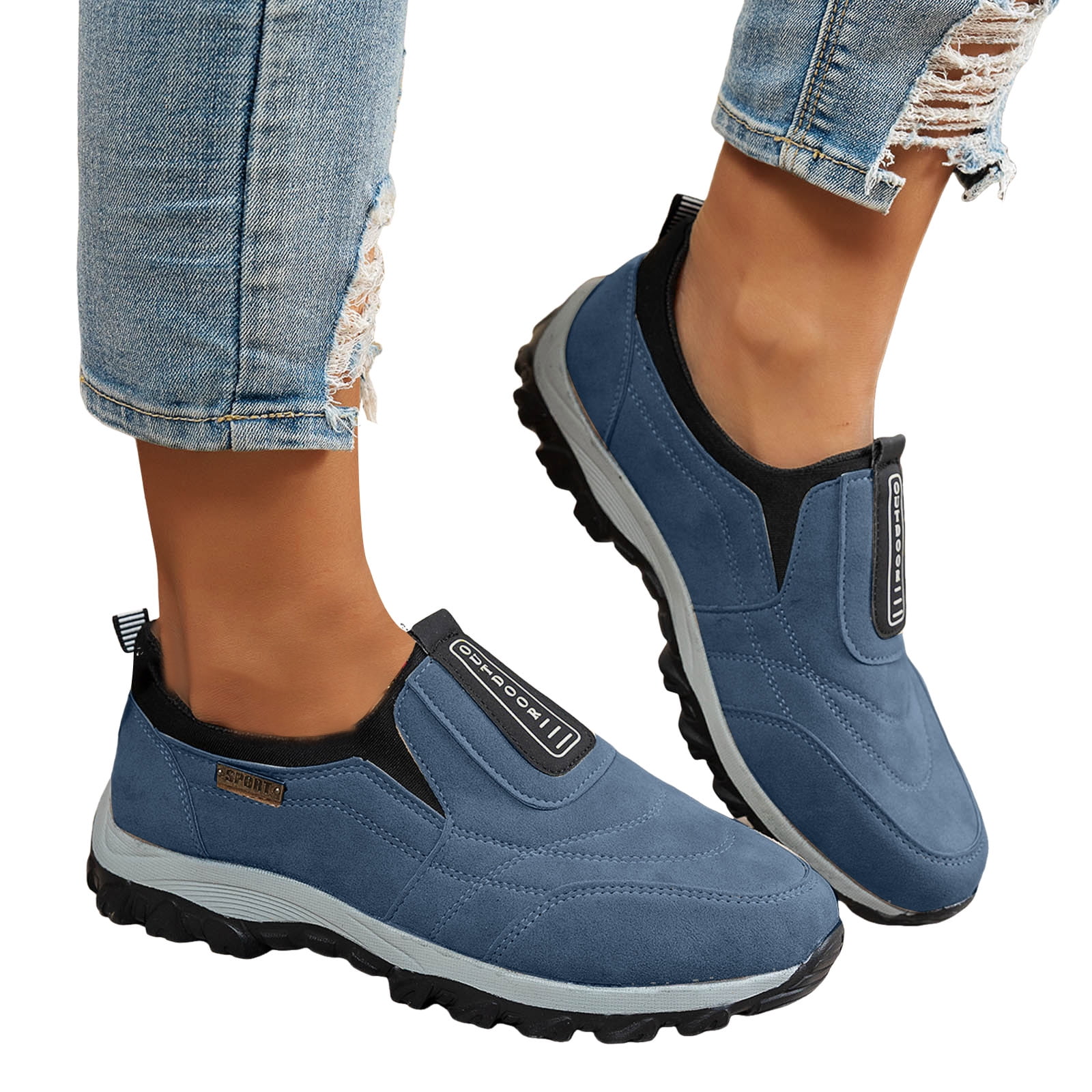 Click here for Oyedens Adult Slip On Hiking Trail Running Shoes F... prices