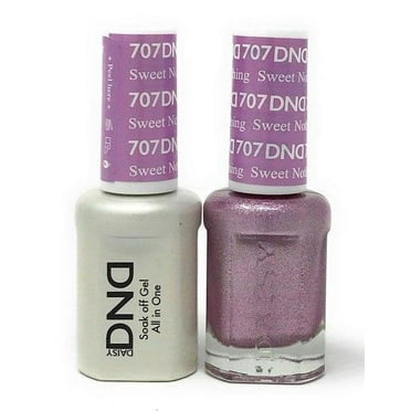 DND Nail Polish Gel & Matching Lacquer Set - 698 AMETHYST SPARKLES ...