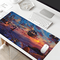 Anime Ferris Wheel Mouse Pad 31.5 x 11.82 inches Rubber Desk Mat with ...