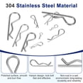 Uxcell 12 Pcs Hitch Pin, M2 x 45mm Stainless Steel Trailer Hitch Pin ...