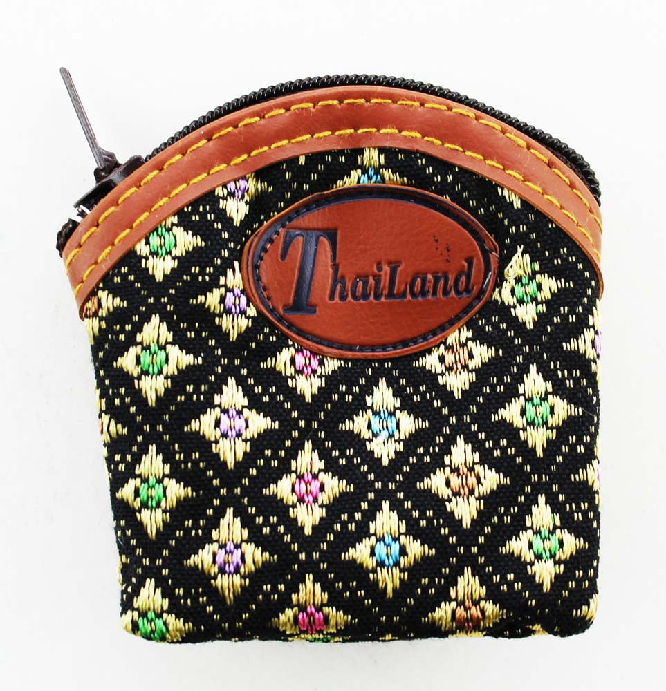 Black Thailand Clutch Purse - Tourist Thailand Coin Pouch - Walmart.com