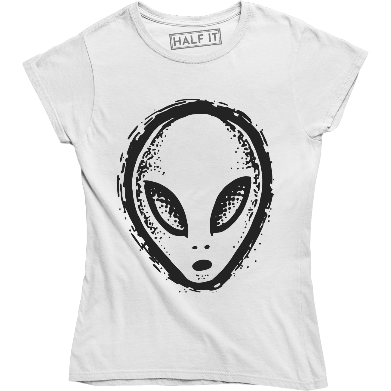 Alien Head Symbol UFO Logo Area 51 Ancient Graphic Space Galaxy T-Shirt ...